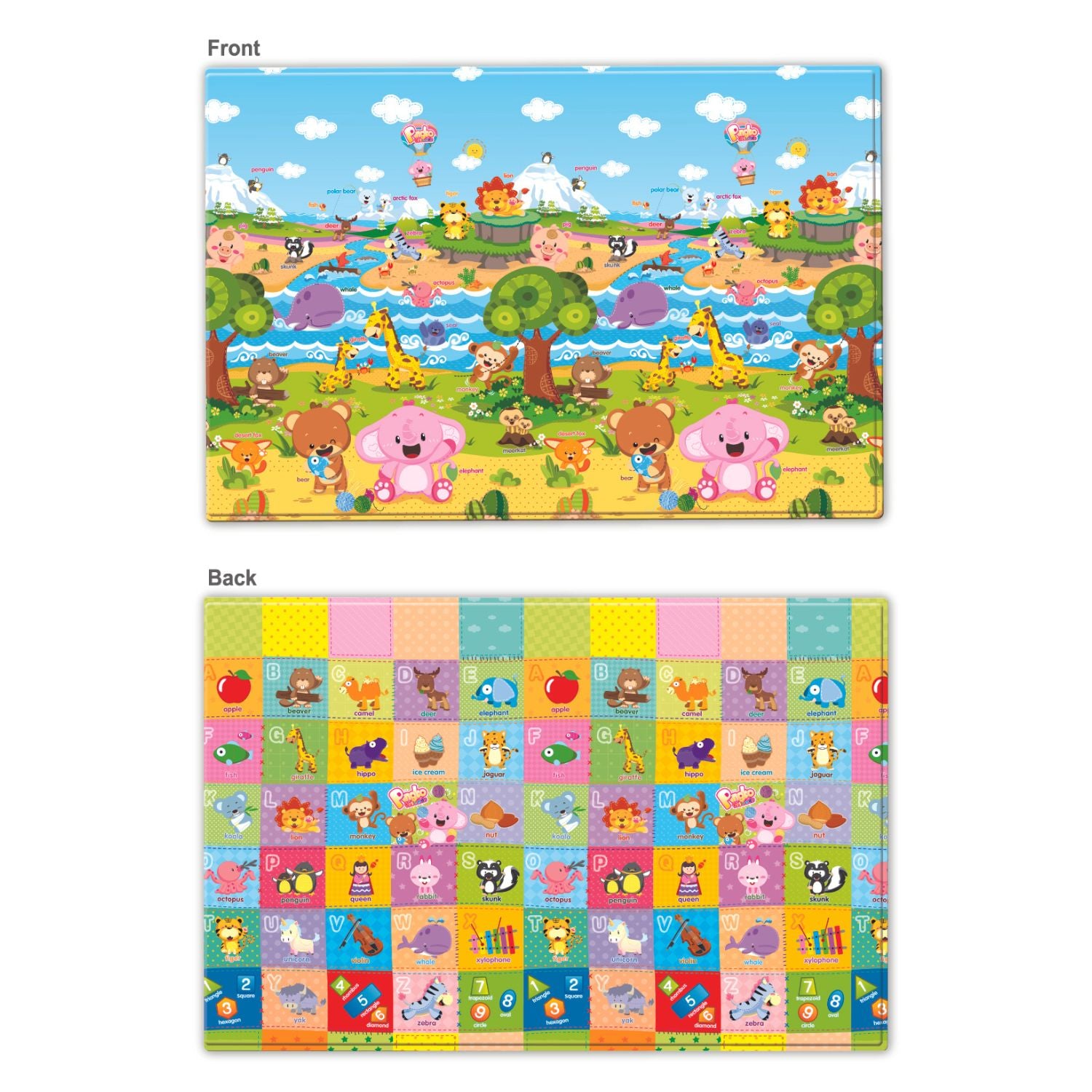 Shop Dwinguler Pingko Friends Babycare Reversible Playmat | KIDZOLOGY ...